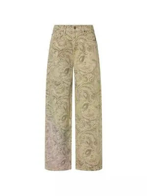 Liu Jo Boyfriend Trousers With Glitter Print