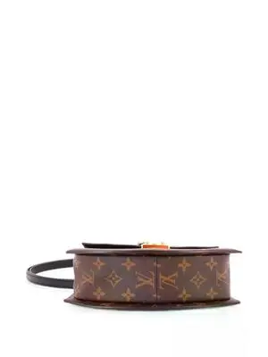 LOUIS VUITTON Tilsitt Top Handle Bag Reverse Monogram Canvas Crossbody Bag - Brown