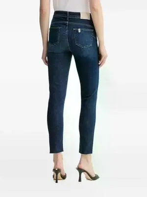 Liu Jo Logo-plaque Frayed Jeans