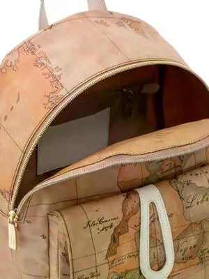 ALVIERO MARTINI 1° CLASSE Map-pattern Backpack