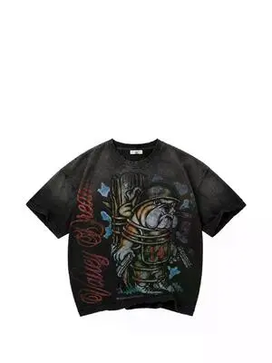 VALE FOREVER Dog Of War Short-sleeve T-shirt - Black