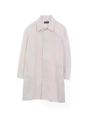 Balenciaga 2000s Collared Coat - Neutrals