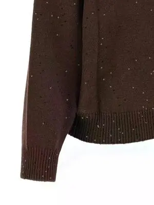 Brunello Cucinelli Diamante Sequin-embellished Sweater