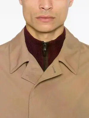 Canali Button-fastening Storm Flap Jacket