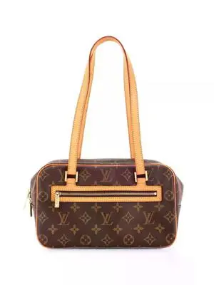 LOUIS VUITTON Cite Handbag Monogram Canvas Mm Shoulder Bag - Brown