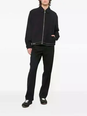 Casablanca Logo-embroidered Zip-up Jacket