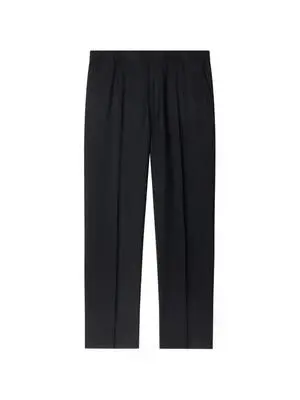 Paul Smith Wool Trousers With Elasticated Waist - Grey