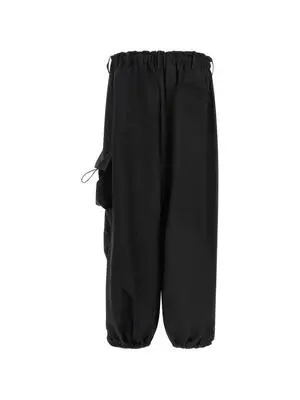 Y3 Logo-print Drawstring Cargo Pants