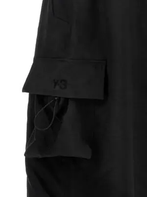 Y3 Logo-print Drawstring Cargo Pants
