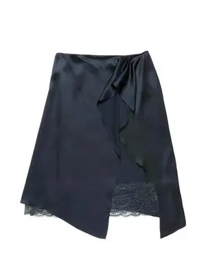 Acne Studios Layered Satin Skirt
