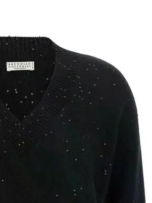 Brunello Cucinelli Diamante Sequin-embellished Sweater