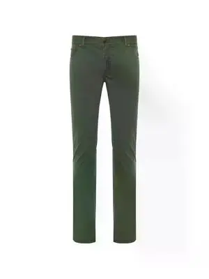 RICHARD J. BROWN Tokyo Logo-patch Straight-leg Trousers - Green