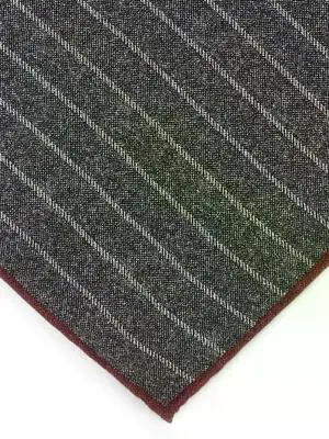 Brunello Cucinelli Pinstripe Hand-rolled Pocket Square