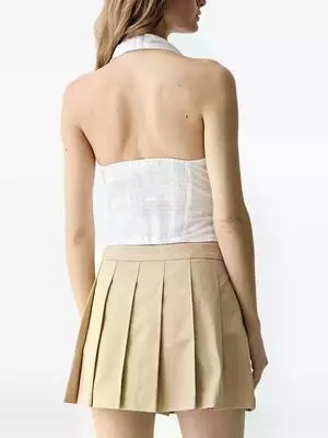 Guess Shirred Halterneck Top