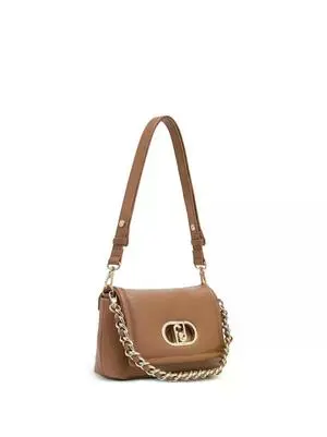 Liu Jo Medium Lapuffy Bag With Chain Strap - Brown