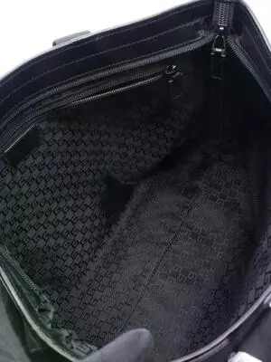 Gucci 2000s Canvas Leather Tote Bag