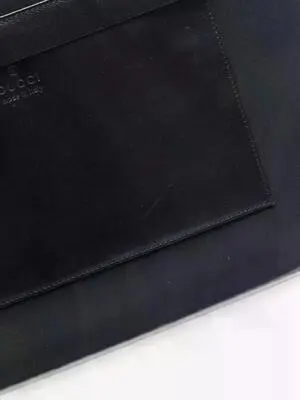 Gucci 2000s Canvas Leather Tote Bag
