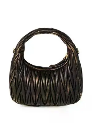 Miu Miu Wander Quilted Leather Clutch Bag