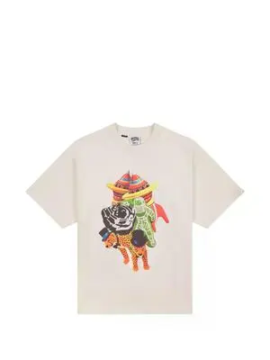 BILLIONAIRE BOYS CLUB Graphic-print T-shirt - Neutrals