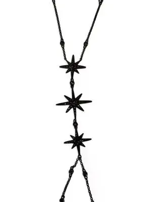 APM MONACO Star-motif Hand Bracelet - Black