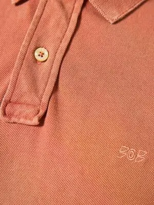 BOB Logo-embroidered Piqué Polo Shirt