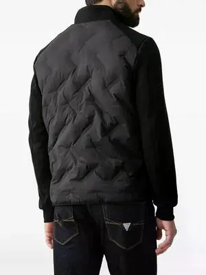 Guess Quilted Logo-embossed Padded Jacket