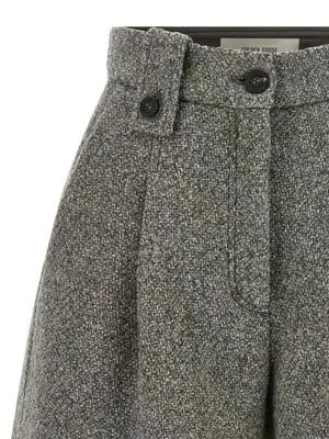 GOLDEN GOOSE Ryanna Mélange Virgin Wool Shorts