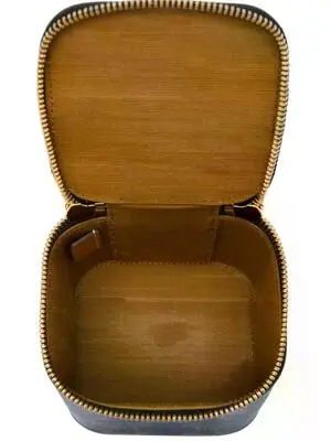 Celine 2023 Mini Triomphe Coated Canvas Vanity Case Satchel