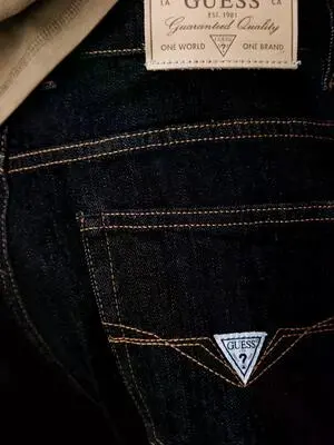 Guess Logo-patch Pocket Jeans