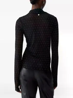Liu Jo Full Rhinestone Tulle T-shirt