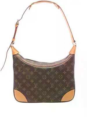 LOUIS VUITTON 2004 Monogram Boulogne 30 Shoulder Bag - Brown