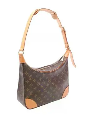 LOUIS VUITTON 2004 Monogram Boulogne 30 Shoulder Bag - Brown
