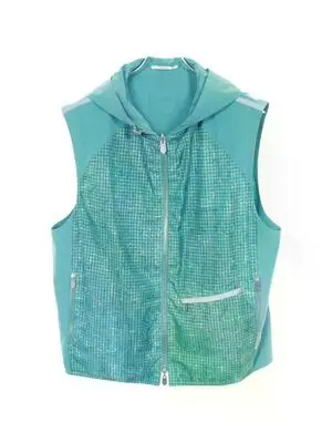 Hermès 2010s Hooded Reversible Gilet - Blue