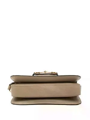 Gucci Gg Supreme Horsebit 1955 Shoulder Bag - Neutrals