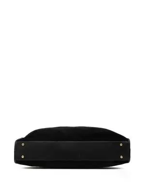 Loewe 2014 Suede Amazona Business Bag - Black