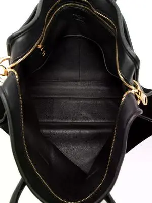 Loewe 2014 Suede Amazona Business Bag - Black