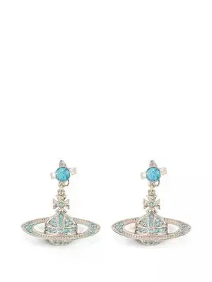 VIVIENNE WESTWOOD Mini Relief Orb Drop Earrings - Silver