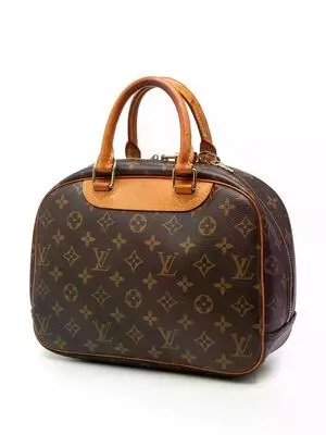 LOUIS VUITTON 2004 Monogram Trouville Handbag - Brown