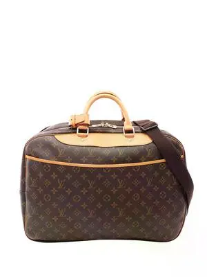 LOUIS VUITTON 2002 Monogram Alize 24 Heures Travel Bag - Brown