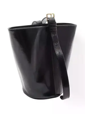 Celine 2021-2025 Leather Triomphe Bucket Bag