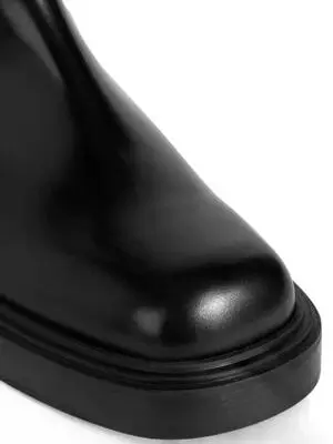 FERRAGAMO Leather Block-heel Boots