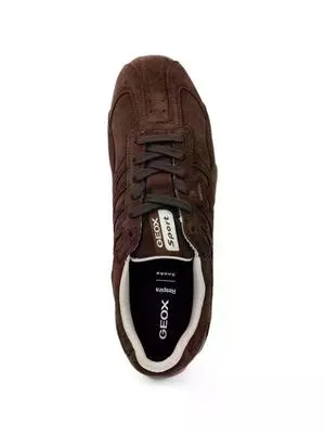 Geox Suede-panelled Sneakers