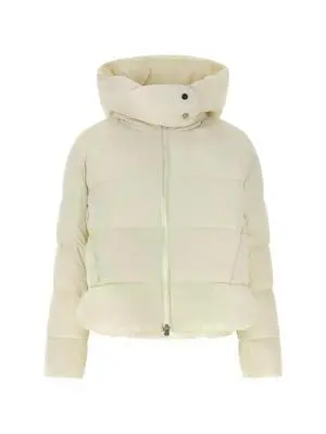 Pinko Love Birds Logo Quilted Jacket - Neutrals