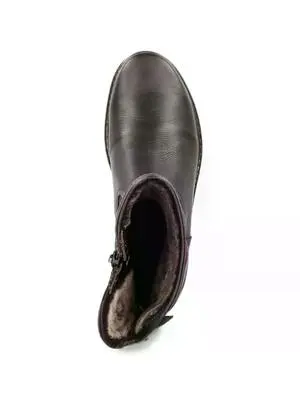 DIRNDL & BUA Buckle-detail Leather Boots