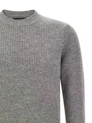 ZANONE Ribbed-knit Crew-neck Sweater