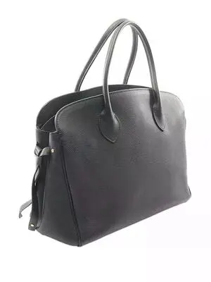 LOUIS VUITTON 2018 Taurillon Milla Mm Satchel - Black