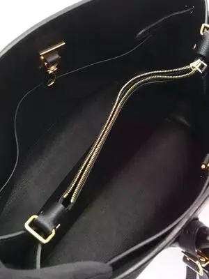 LOUIS VUITTON 2018 Taurillon Milla Mm Satchel - Black