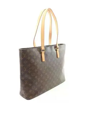 LOUIS VUITTON 2002 Monogram Luco Tote Bag - Brown