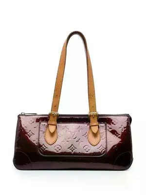 LOUIS VUITTON 2007-2010 Monogram Vernis Rosewood Avenue Shoulder Bag - Red