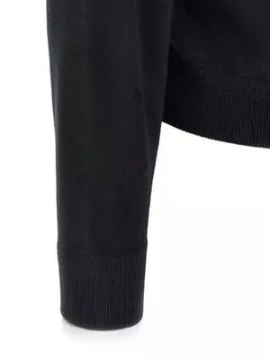 TOM FORD Suede-panelled Zip-up Cardigan